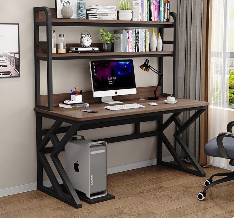 Modern Vintage Simple Executive Industrial Computer Desk, Gaming Desk ...