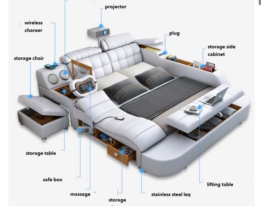 Smart Bed King Size 180 * 200 – AWD Store UAE متجر العوض