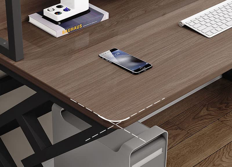 Modern Vintage Simple Executive Industrial Computer Desk, Gaming Desk ...